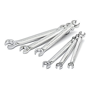GEARWRENCH 6 Pc. Flare Nut Wrench Set, Metric - 81906