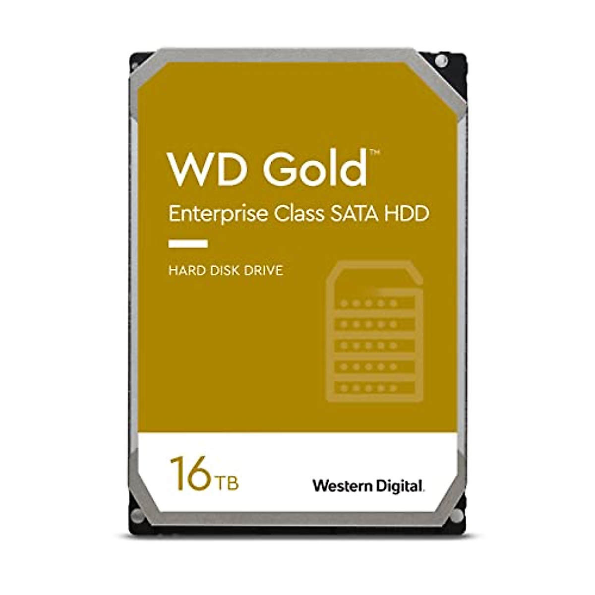 Western Digital 16TB WD Gold Enterprise Class Internal Hard Drive - 7200 RPM Class, SATA 6 Gb/s, 512 MB Cache, 3.5" - WD161KRYZ