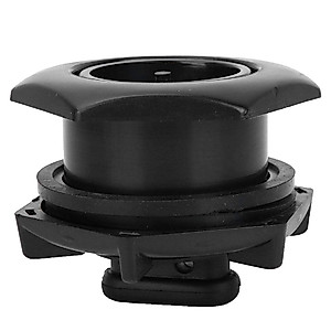 Single Matte Black PVC Drain Valve Long Service Life Easy to Use Plastic Drain Valve for Inflatable Boats Fishing Boat Kayak Accessory