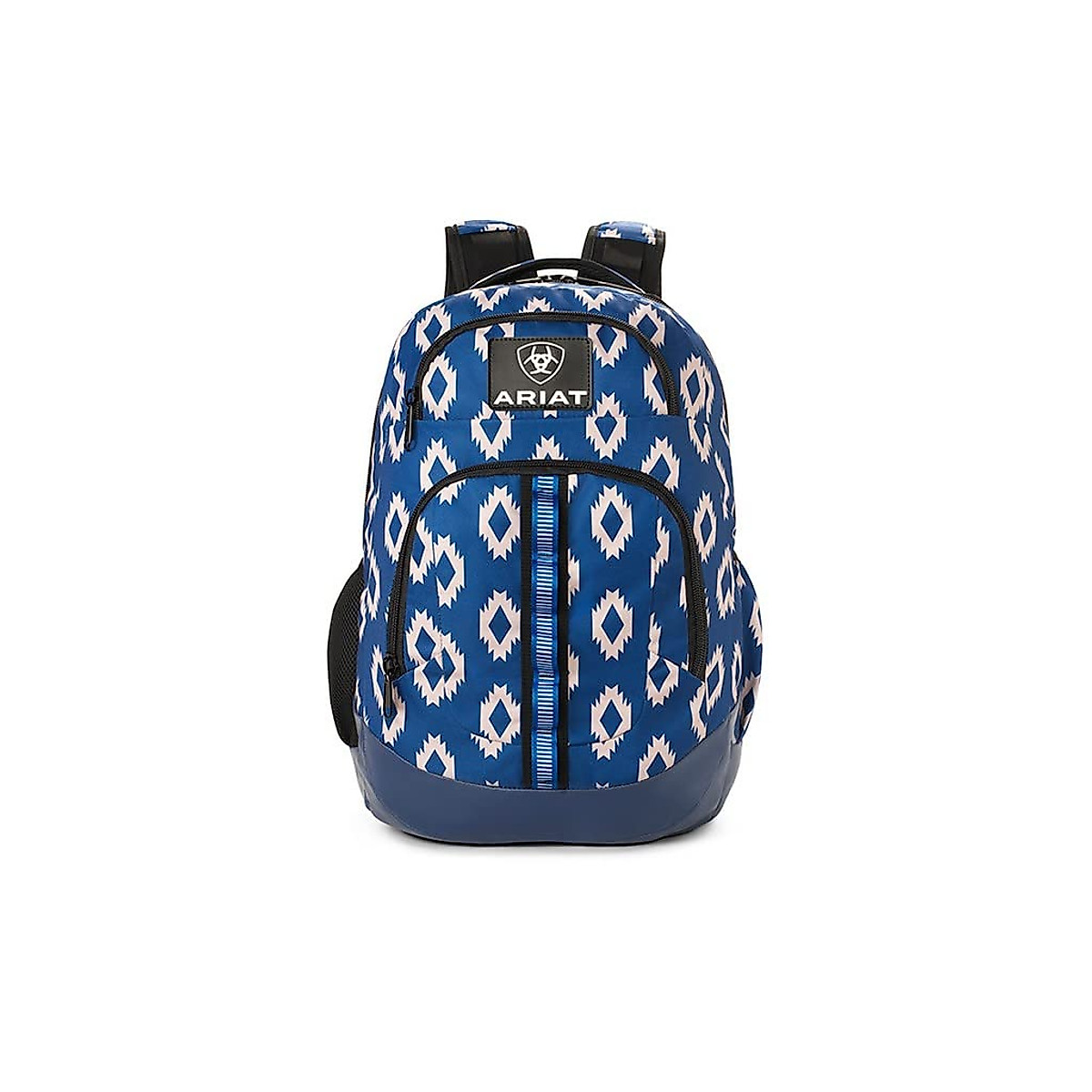 ARIAT Western Backpack Aztec Pattern Adjustable Straps Blue A460002427