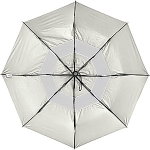 Coolibar UPF 50+ 42 Inch Sodalis Travel Umbrella - Sun Protective (One Size- Light Rose)