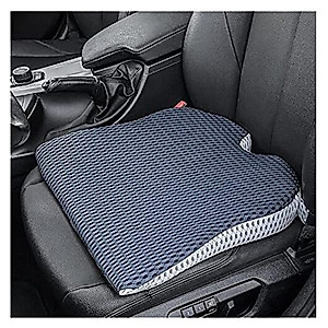 Car Wedge Seat Cushion Compatible with Car Driver Seat Office Chair Wheelchairs Memory Foam Seat Cushion-Orthopedic Support and Pain Relief (Color : G, Specification : 50x43x7.5cm)