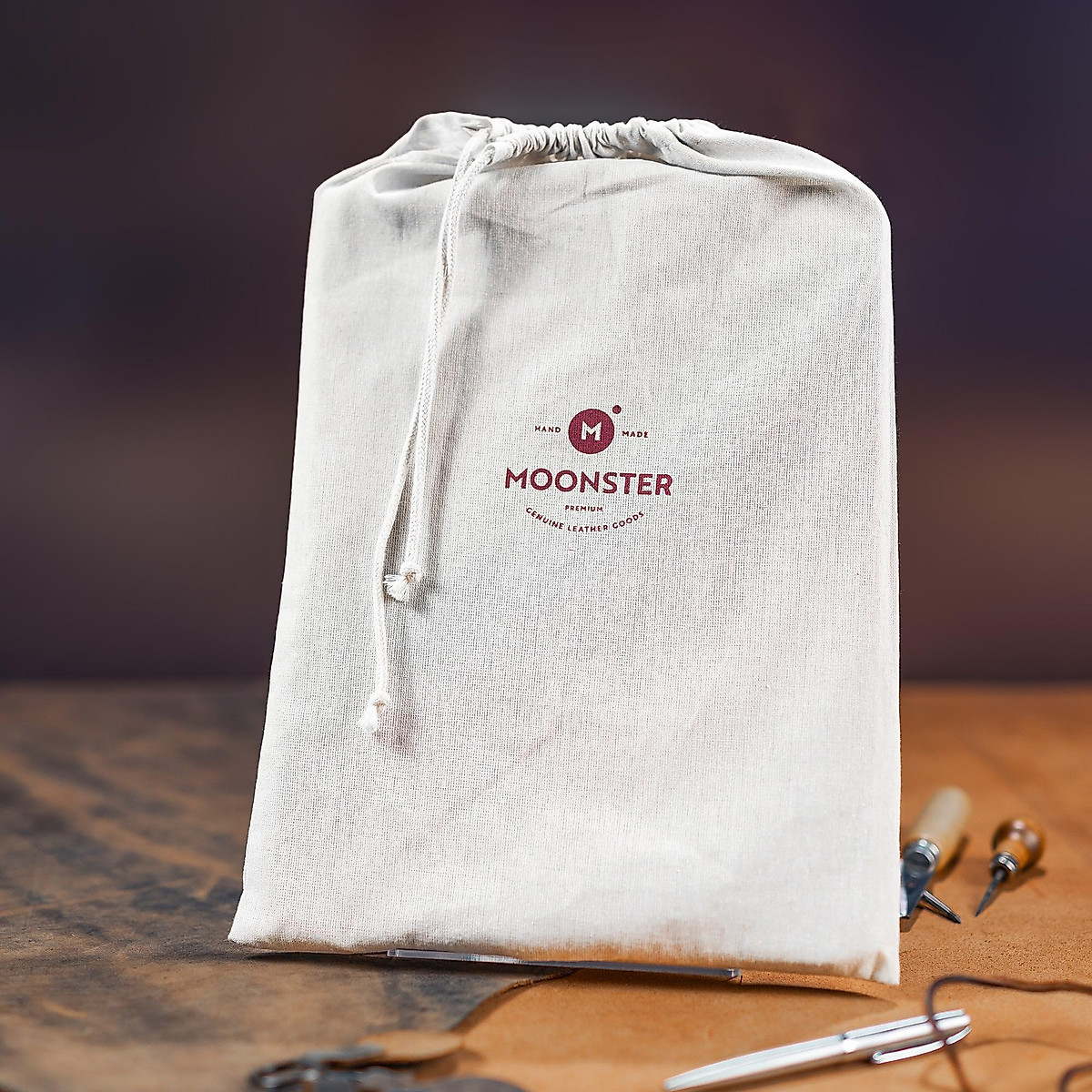 Leather Portfolio Professional Organizer Padfolio – Resume Folder with Luxury Pen, Stylish Document Folio for Letter Size Writing Pad w/ Business Card Holder, Portfolios for Men & Women MOONSTER®