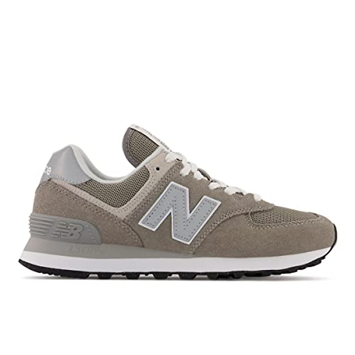 New Balance Women's 574 Core Sneaker, Grey/White, 10 Wide