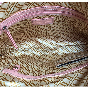 Tignanello Voyager Convertible Leather/Suede Cross Body W/RFID Protection, Coral/Coral