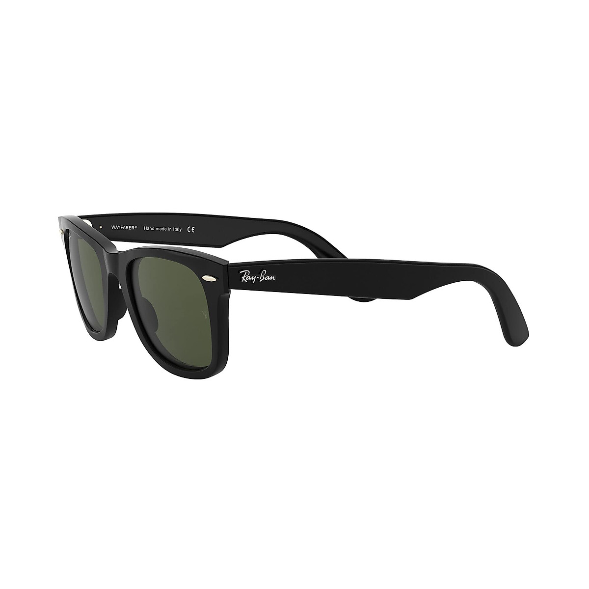Ray-Ban Rb4340 Wayfarer Ease Square Sunglasses, Black/G-15 Green, 50 mm