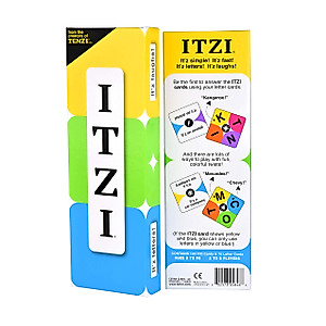 TENZI ITZI - The Fast, Fun, and Creative Word Matching Family and Party Card Game for Ages 8 to 98 - 2-8 Players