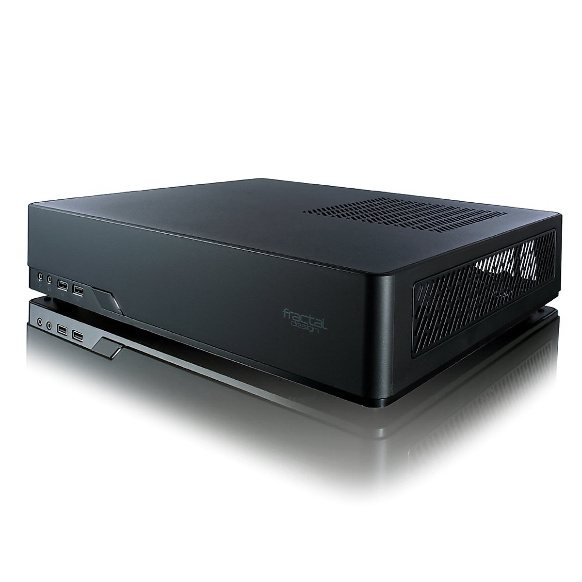 Fractal Design Node 202 - Black - Mini-ITX Slim Profile Compact Small Form Factor Computer Case – Modular Interior - USB 3.0
