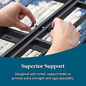 LUCID 8 Inch Gel Memory Foam Plush Mattress with Box Spring - Twin