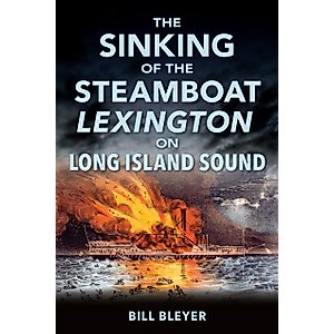 The Sinking of the Steamboat Lexington on Long Island Sound (Disaster)