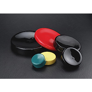 Caplugs VC2875-16 VC Series – Round Vinyl Cap, 10 Pack, Black Plastic, 2.875" W x 1.000" L Protective Closures, Thread Protectors, Dust and Moisture Seals, Masking, Plating, Color Coding (99391997)