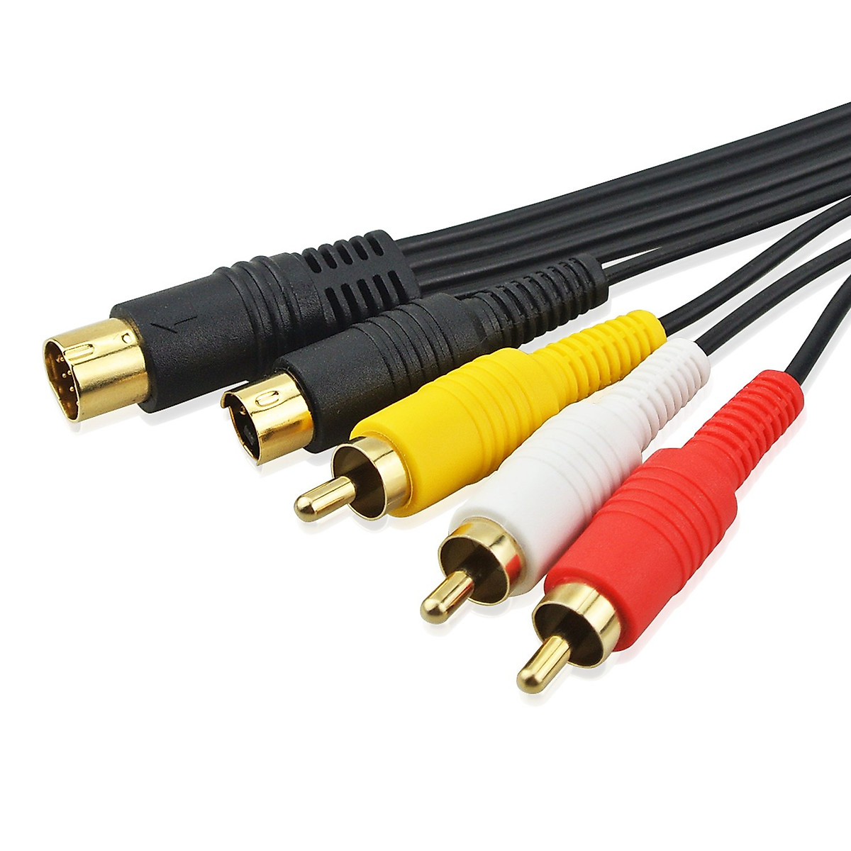 SS(セガサターン)用S端子付AVケーブル SEGA SATURN/金メッキ S端子ケーブル 高画質 1.8ｍ