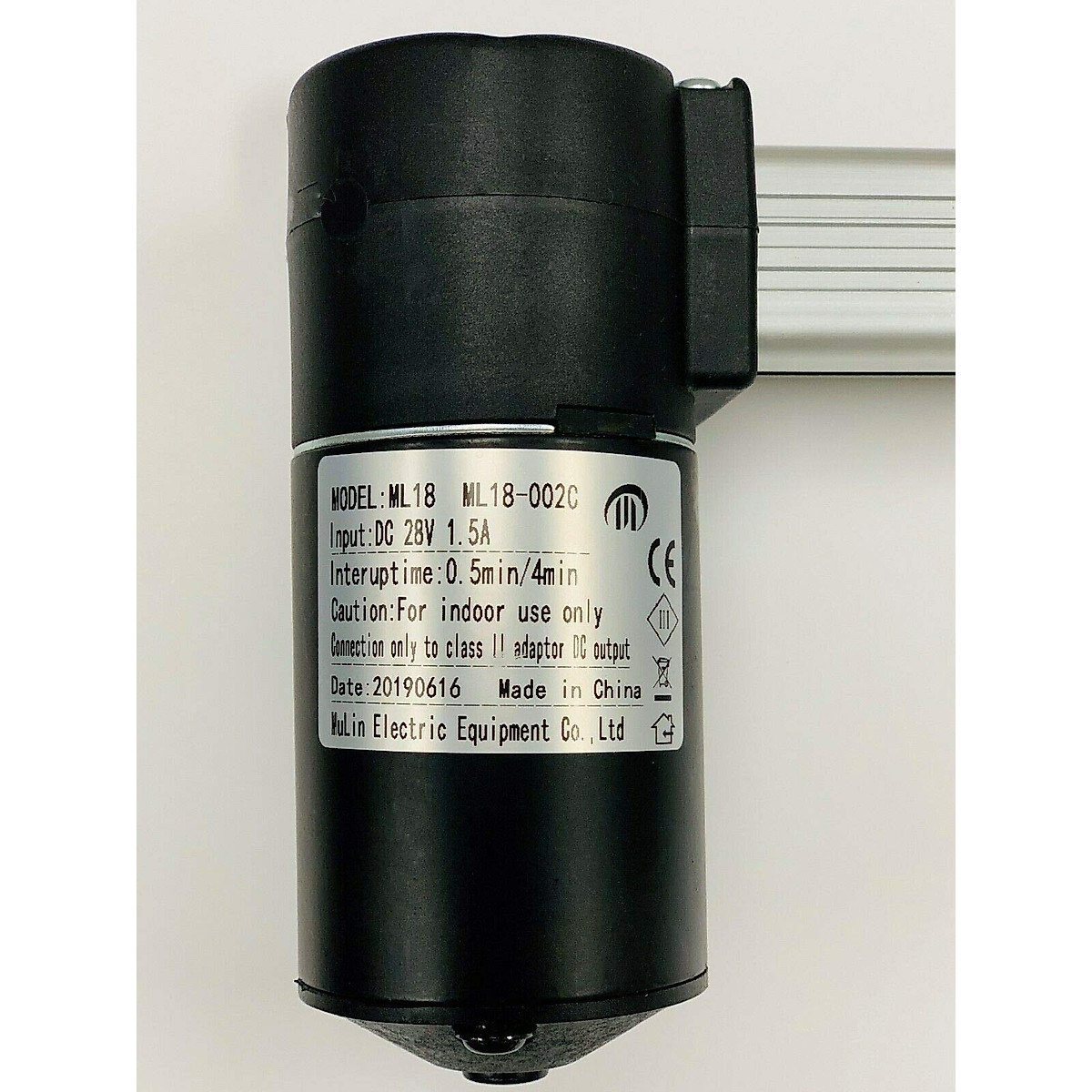 Mulin Power Recliner Motor Replacement with Cord Model ML18-002 ML18-002A ML18-002B ML18-002C Linear Actuator for Sofa Lift Chair Couch Massage Seat Bed, (Do not Replace Other Models)