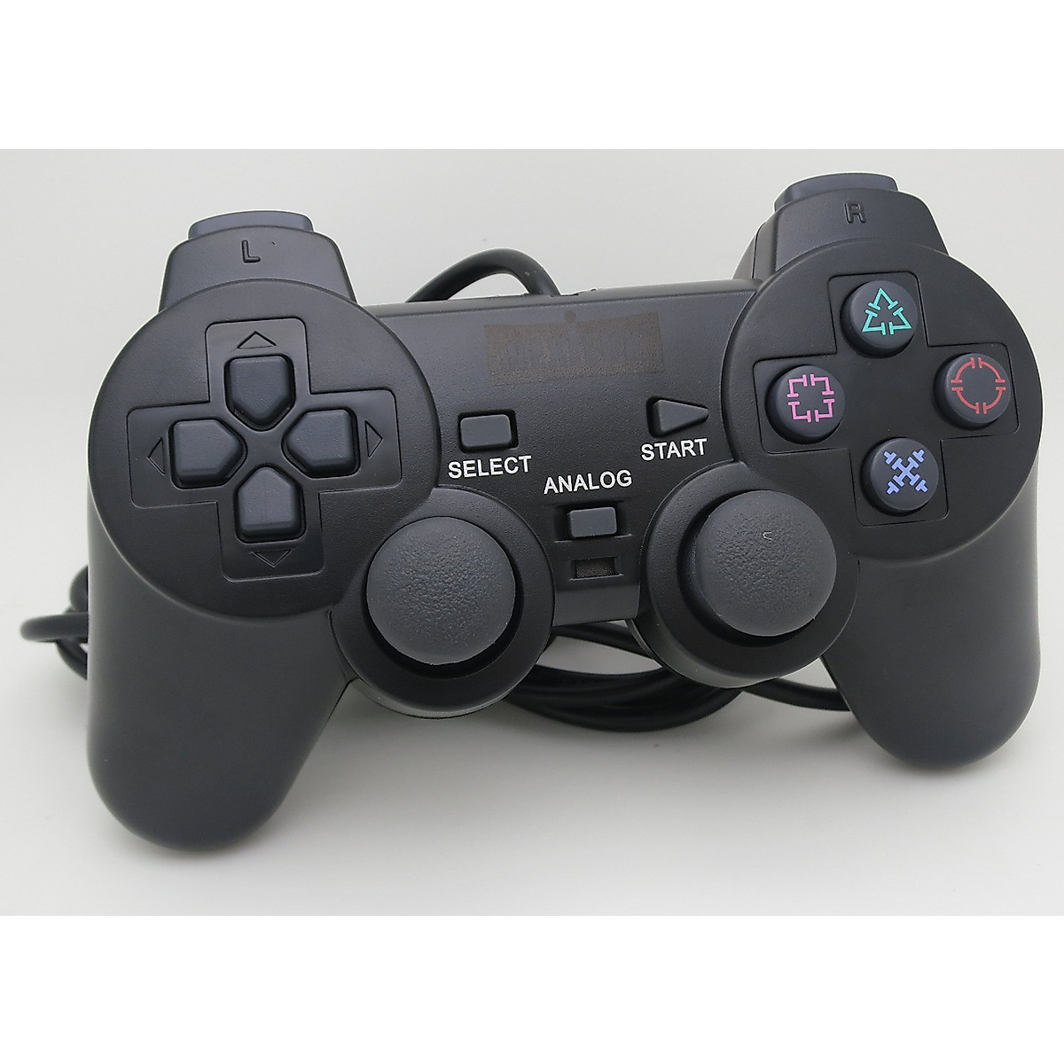 NEXiLUX PS2 Controller Compatible with Sony Playstation 2 & Ps1 / Psone, Black
