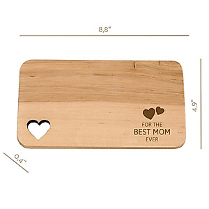 Spruchreif | Small Wooden Breakfast Board | Engraved Cutting Board | Gift Idea Family | Christmas Gift Grandma | Best Grandma | Gift for Grandmother | Gift Grandparents