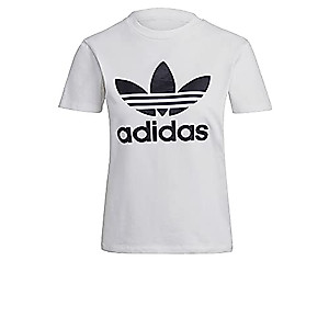 adidas Originals,womens,Trefoil Tee,White,Small
