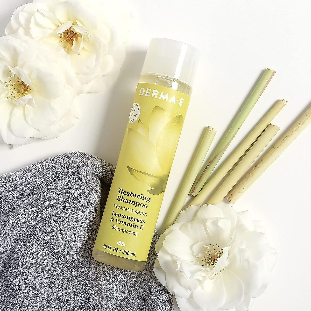 Derma E Restoring Shampoo and Conditioner Bundle Volume & Shine Restoring Shampoo (10oz) Volume & Shine Restoring Conditioner (10oz) – Intense Therapy Haircare