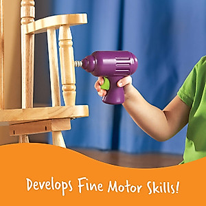 Learning Resources New Sprouts Fix It!, Fine Motor, Pretend Play Toy Tool Set, 6 Piece, Ages 2+