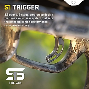 TenPoint Flatline 460 Crossbow - 460 FPS - Fastest Compact Crossbow on The Market - Includes 100-Yard EVO-X Marksman Elite Scope, ACUslide Cocking & De-Cocking System & 6 EVO-X 16 Carbon Arrows