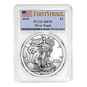 2019 American Silver Eagle First Strike $1 MS-70 PCGS