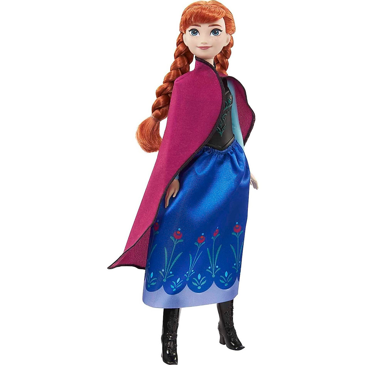 Mattel Disney Frozen Toys, Anna Fashion Doll & Accessory with Signature Look, Inspired by the Movie