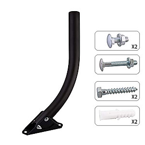 Antenna Mount - 1 BY ONE Attic Adjustable Weather Proof Outdoor TV Antenna Mounting Pole Universal Mount Brackets - Easy Installation, Solid Structure