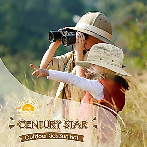 Century Star Baby Sun Hats Summer Beach Hats for Kids UPF 50+ Outdoor Wide Brim Sun Protection Hat Toddler Bucket Cap Blue 0-12 Months