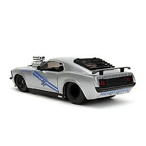 1970 Boss 429 Silver Metallic Highway Drag - Drag Trooper Bigtime Muscle Series 1/24 Diecast Model Car by Jada 35021