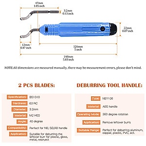 Rustark 25 Piece 3D Printer Tool Kit Full Range Tools for Cleanup Removal Finish Including Trimming Blade 0.4mm 0.35mm Needle Tweezers File Pliers Deburr Tool Scarpers Glue Stick