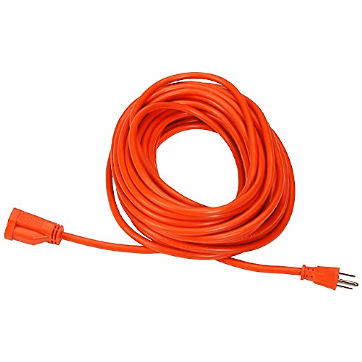 Amazon Basics 50-Foot 3-Prong Vinyl Indoor/Outdoor Extension Cord - 13 Amps, 1625 Watts, 125 VAC, Orange