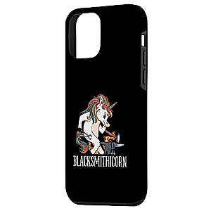 iPhone 12 mini Blacksmithicorn Cute Forge Forging Kids Case