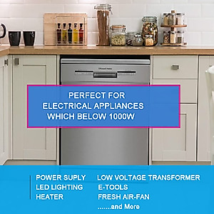 12FT 18AWG Power Cord Pigtail 3 Prong Open Wiring End Heavy Duty SJT Replacement Power Cord Cable NEMA 5-15P Male Plug, Power Cable 10A, 1200W at 120VAC