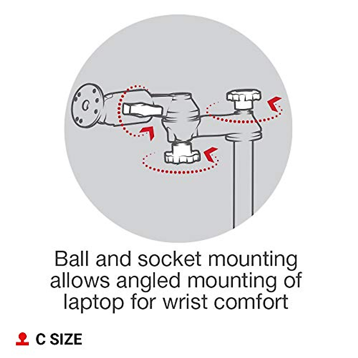 RAM MOUNTS No-Drill Mount for '15-25 Ford F-150, ’17-24 F-250 + More RAM-VB-195-SW2 Compatible with RAM Tablet and Laptop Holders