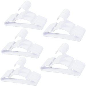 100 pcs White Baby Nursery Closet Hangers,Non-Slip Laundry Infant Pant Hanger for Newborn Clothes,Ultra-Thin Child Coat Hanger for Girl Boy Toddler Kid
