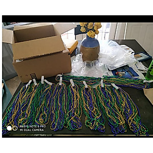 Mardi Gras Beads (144 Pieces) by Oojami