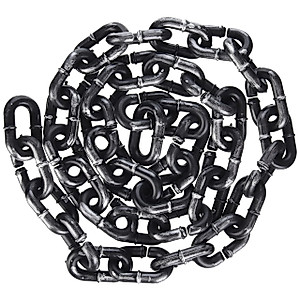 Fun World Mens 74" Chain Links, Multicolor, Standard US