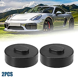 X AUTOHAUX 2 Pcs Rubber Jack Puck Jacking Lift Pad Jack Lift Point Pad for Porsche 911 964 991 993 Support Point Adapter Jacking Trolly Car Removal Repair Tool