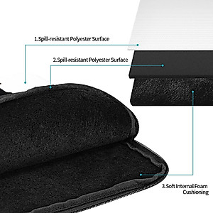 Feesh Fruits 13 inch Portable Laptop Sleeve Compatible with MacBook Air Notebook Computer Case for Men Women College School Students