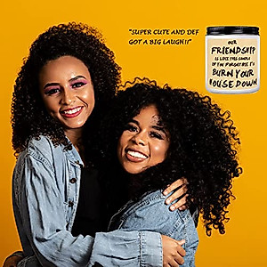 AharHora Funny Gifts for Best Friend, Humorous Scented Jar Candle Gifts for Friendship BFF Bestie Women Birthday Sister Female Going Away Moving Coworker
