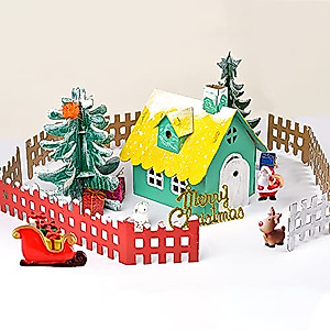 DIY Miniature House Kit, Build & Paint Dollhouse, Arts and Crafts Birthday Gifts for Kids Boys and Girls Age 3-12 (Moore's House)