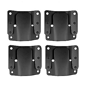LazyMe Universal Sectional Sofa Interlocking Sofa Connector Bracket with Hardware- 2 Sets, 4 Piece