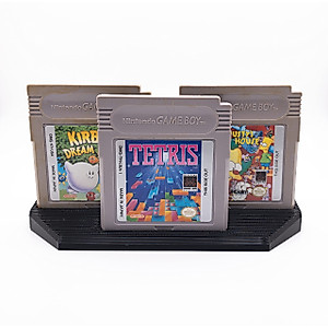 3 PACK - 3 Game Cartridge Display for Game Boy - GB GBC GBA - Fits All Nintendo GameBoys