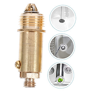 DOITOOL 4 pcs Up Drain Replacement for Bathroom Kitchen Sink Push Spring Mechanism Bolt Waste Stopper Strainer for Control