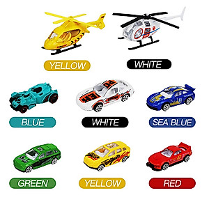 Kids Toy Car & Playmat Set-Car Toy Set for 3 Year Old Boys-17 PCS Metal Racing Car -Vehicle Car Toys for Boys Toddlers