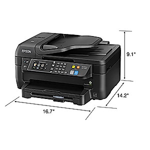 Epson WF-2760 All-in-One Wireless Color Printer with Scanner, Copier, Fax, Ethernet, Wi-Fi Direct & NFC, Amazon Dash Replenishment Ready