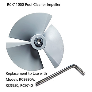 ARYEIELLSOW RCX11000 Pool Cleaner Impeller Replacement to Use with Models RC9990A, RC9950, RC9740