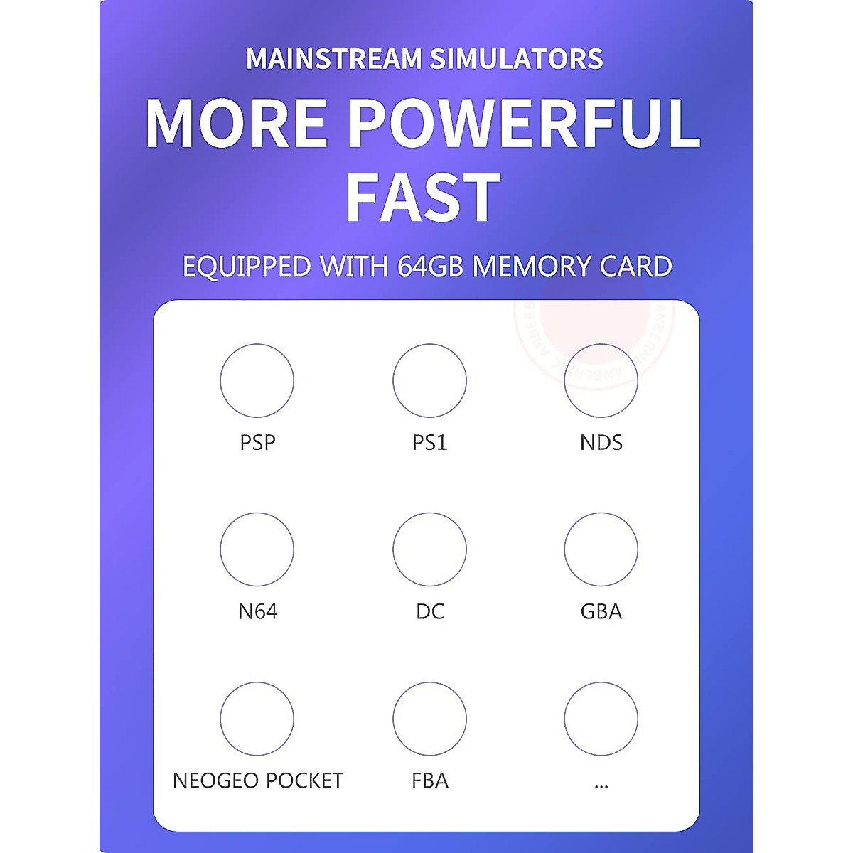 RG351P 2500 game PS1 system handheld game