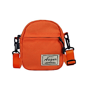 JUMISEE Fashion Canvas Crossbody Purse Small Cell Phone Bag Messenger Bag Handbag for Men Women Kids