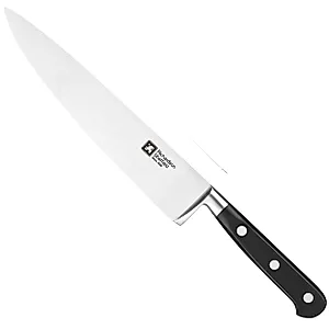 Richardson Sheffield FN195 Origin Professional Chef Knife 8", Stainless Steel, NSF Approved, Silver, Black