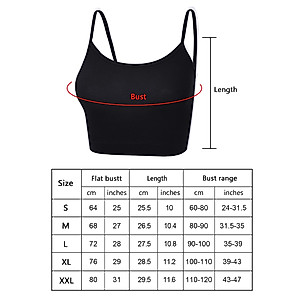 Boao 4 Pack Women's Cropped Tank Tops, Cotton Spaghetti Strap Crop Top Basic Sports Crop Cami Half Camisoles for Teen Girls(S,Black, White, Dark Grey, Navy)